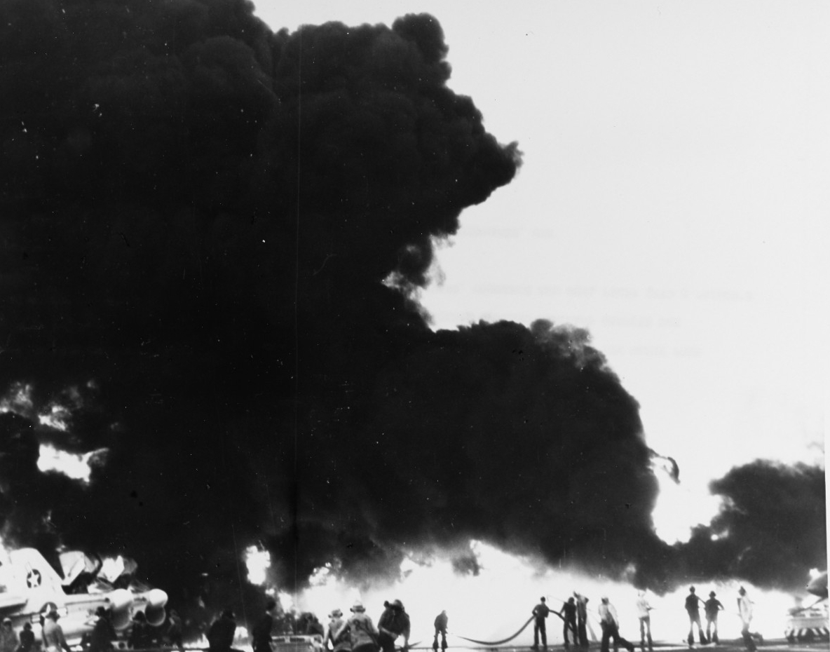 Explosions Kill 27 Sailors Aboard USS Enterprise 53 Years Ago Today ...